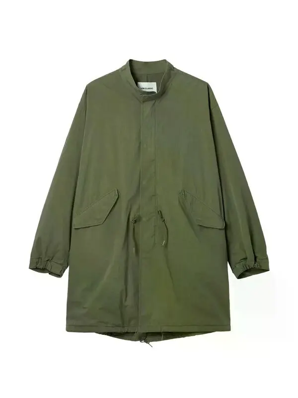 LOW CLASSIC Drawstring-waist Coat - Green
