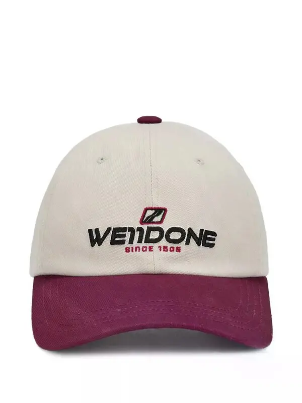 We11Done Logo-embroidered Baseball Cap - Neutrals