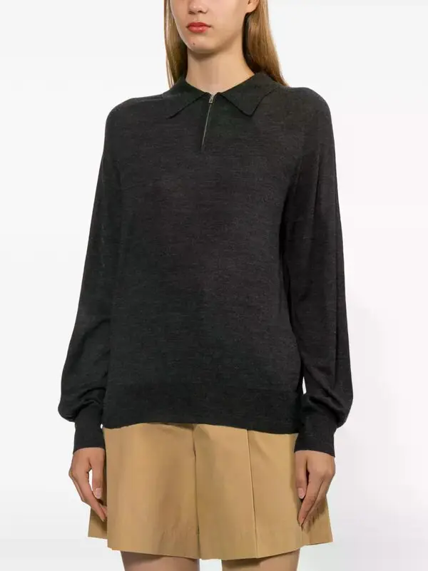 A.p.c. Zip-up Collared Top
