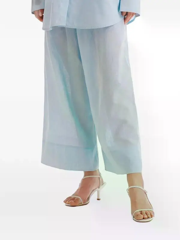 TOTEME Wide Summer Trousers Sky
