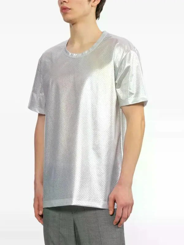 Comme Des Garçons Short-sleeve Perforated T-shirt