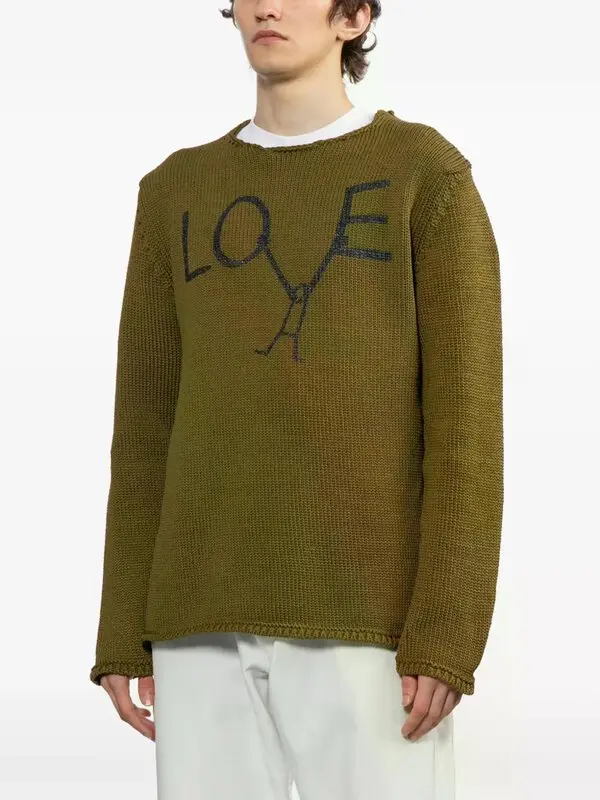 Comme Des Garçons Knitted Crew Neck Sweater