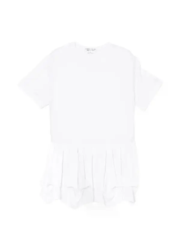 Comme Des Garçons Ruffled T-shirt - White