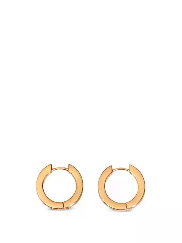 Bimba Y Lola Logo-engraved Hoop Earrings