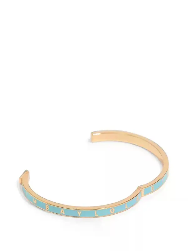 Bimba Y Lola Blue Rigid Logo Bracelet