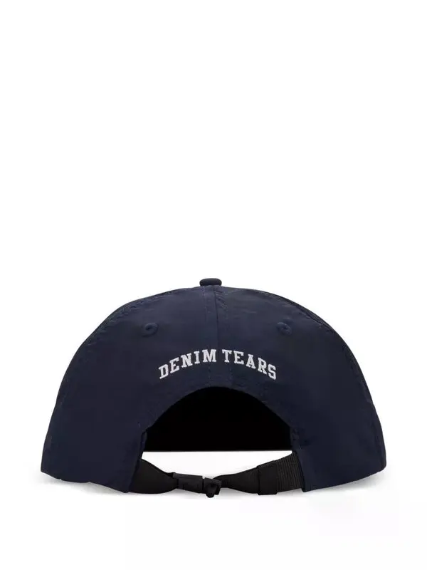 DENIM TEARS Numerical Motif Cap - Blue