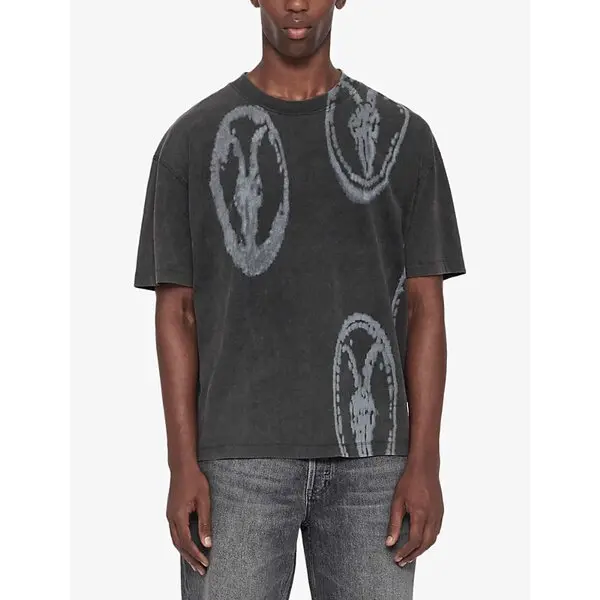ALLSAINTS Rammy Logo-print Oversized Cotton T-shirt