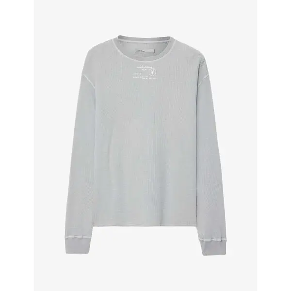 ALLSAINTS Raphy Logo-print Long-sleeve Cotton Crewneck