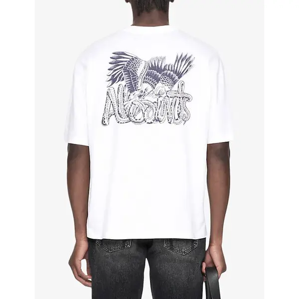 ALLSAINTS Battles Graphic-print Oversized Cotton T-shirt