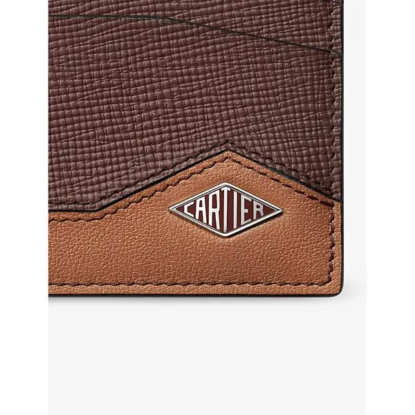 Cartier Losange Double Leather Card Holder