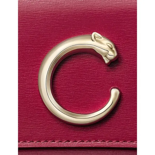 Cartier Panthère C Zip Leather Card Holder