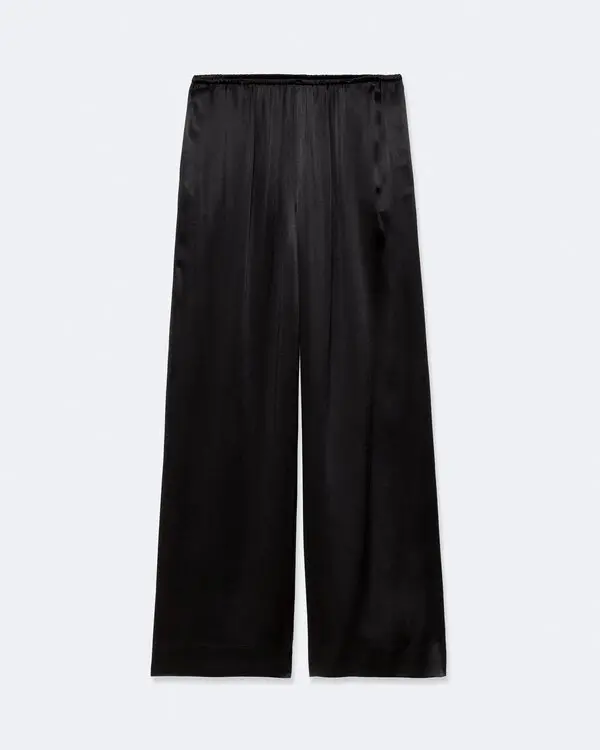 ALLSAINTS Lycia Crepe Wide-leg Pants - Black