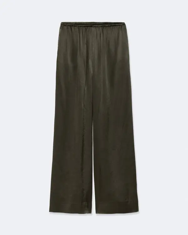 ALLSAINTS Lycia Crepe Wide-leg Pants - Green