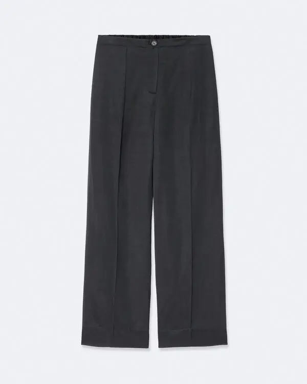 ALLSAINTS Leonie Mid-rise Satin Wide-leg Pants - Blue