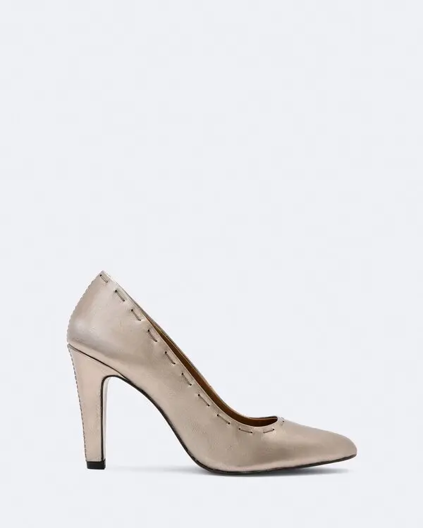 ALLSAINTS Anna Hand-stitch Almond-toe Court Shoe