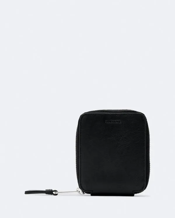 ALLSAINTS Clymer Zip-up Leather Wallet