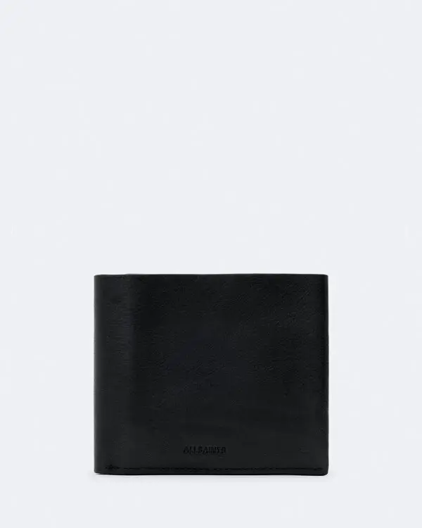 ALLSAINTS Axis Leather Bi-fold Wallet