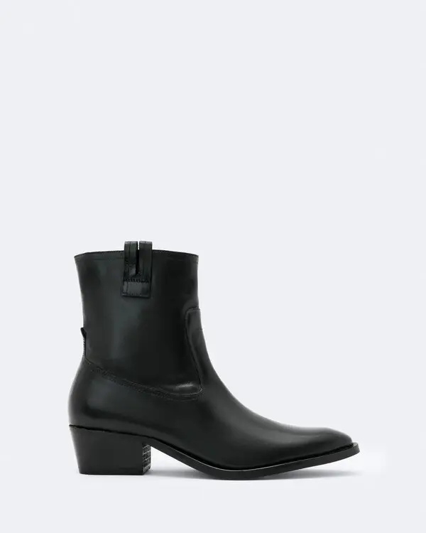 ALLSAINTS Jura Zip-up Leather Boots