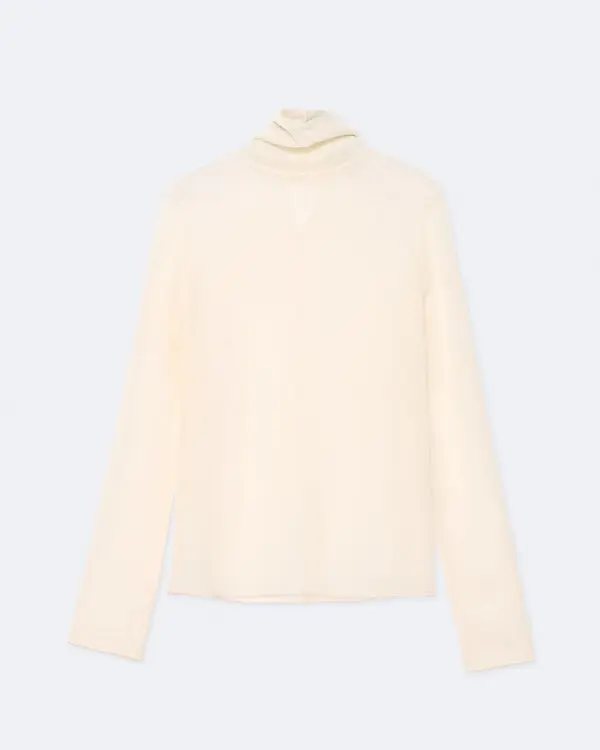 ALLSAINTS Kumi High-neck Silk Top - White