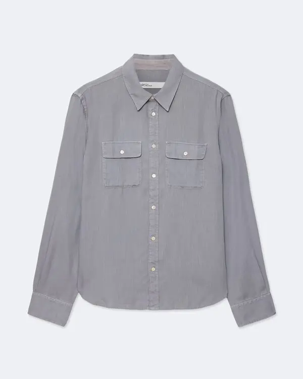 ALLSAINTS Bond Regular-fit Tencel Shirt - Grey