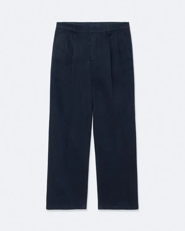 ALLSAINTS Aston Straight-fit Double-pleat Chinos - Blue