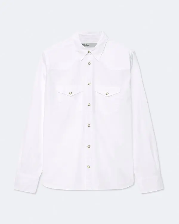 ALLSAINTS Kenil Regular-fit Cotton-poplin Shirt - White