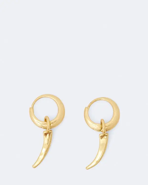 ALLSAINTS Pendant Huggie Earrings - Gold