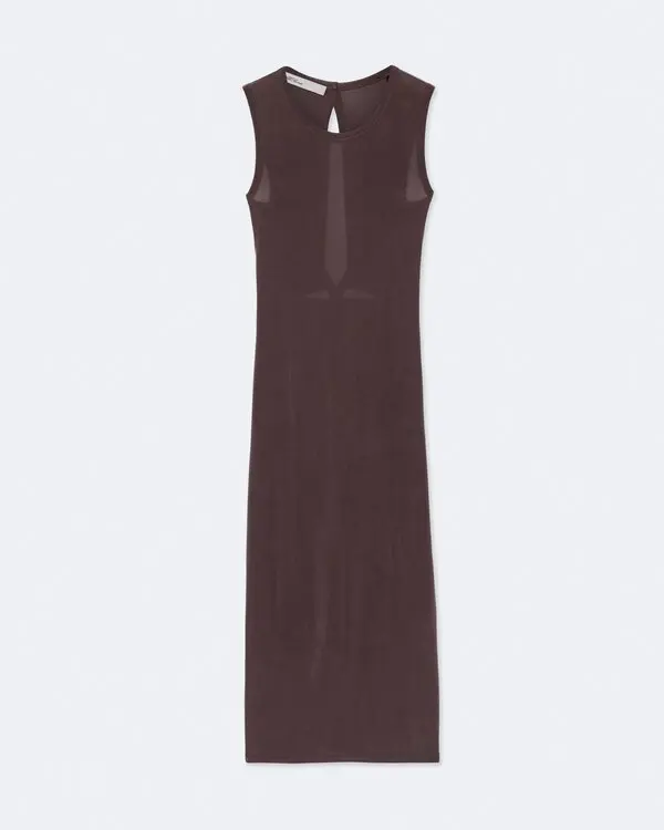 ALLSAINTS Ilia Twisted-back Bodycon Midi Dress - Red