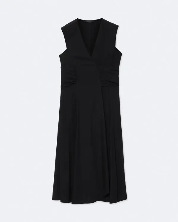 ALLSAINTS Jeanne Midi Wrap Dress