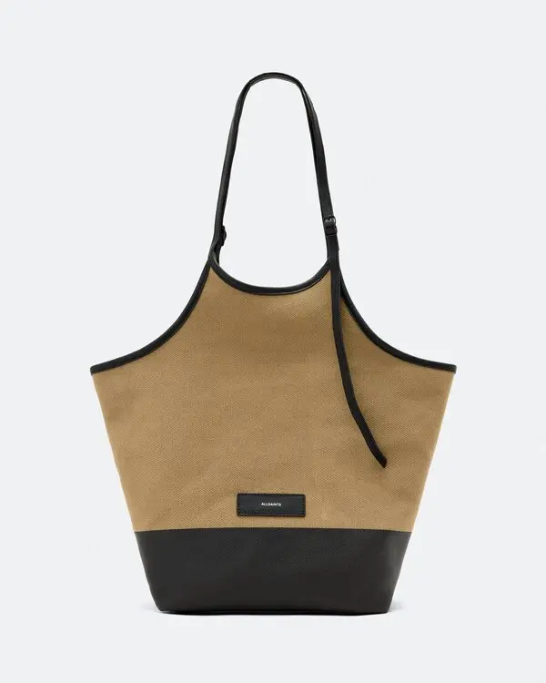 ALLSAINTS Siloh Canvas Magazine Tote Bag