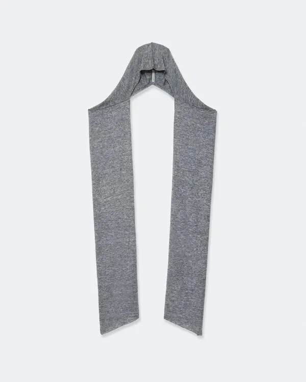ALLSAINTS Brioni Alpaca-blend Hooded Scarf - Grey