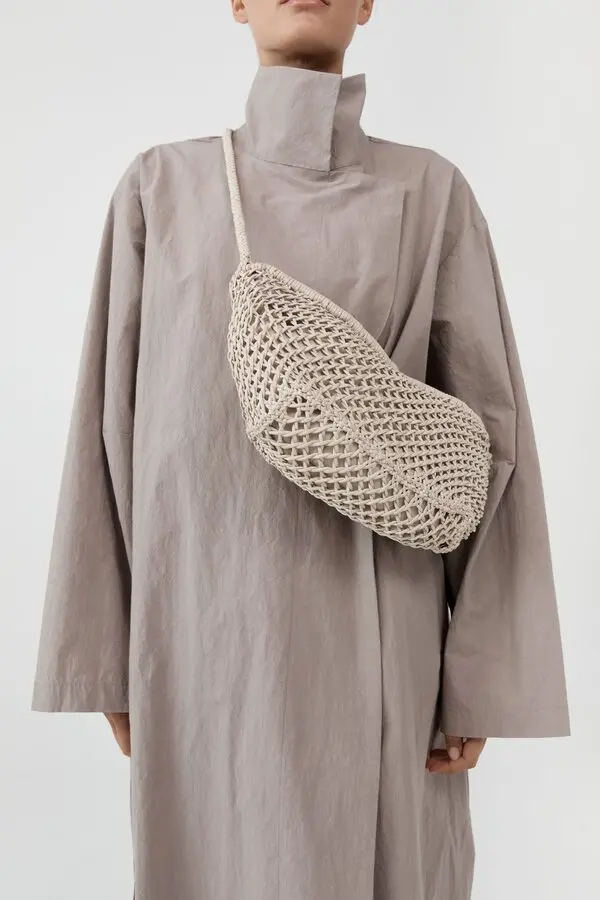 ST. AGNI Mesh Crescent Bag