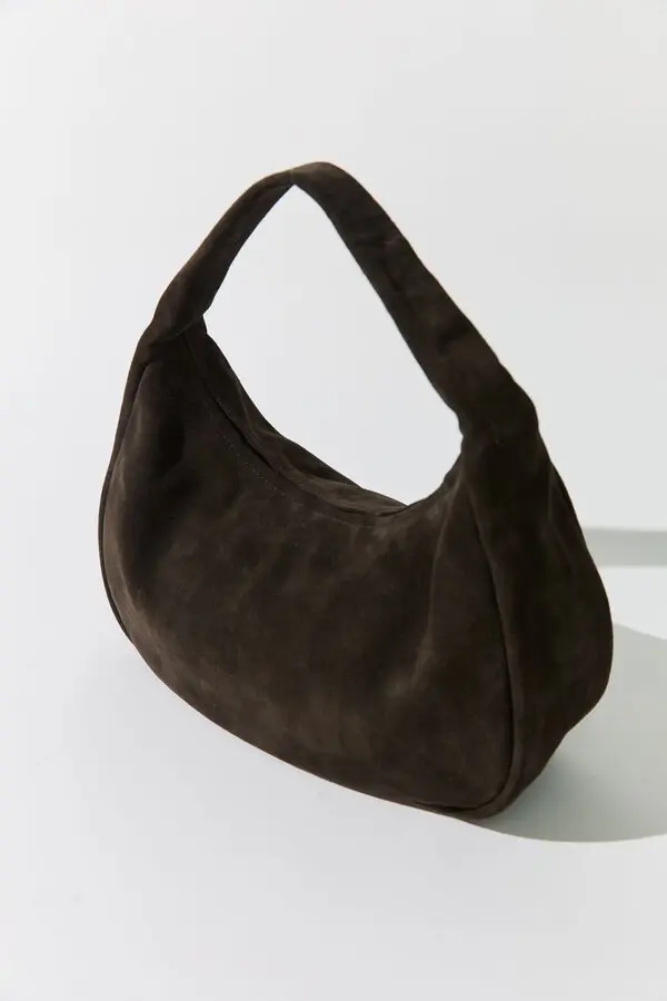 ST. AGNI Suede Large Bon Bon Bag