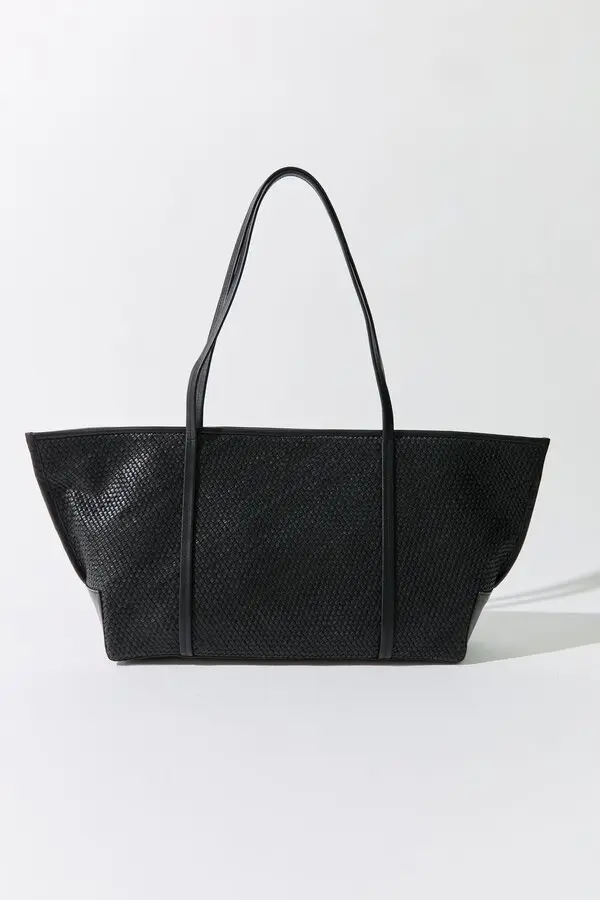 ST. AGNI Woven Bateau Tote
