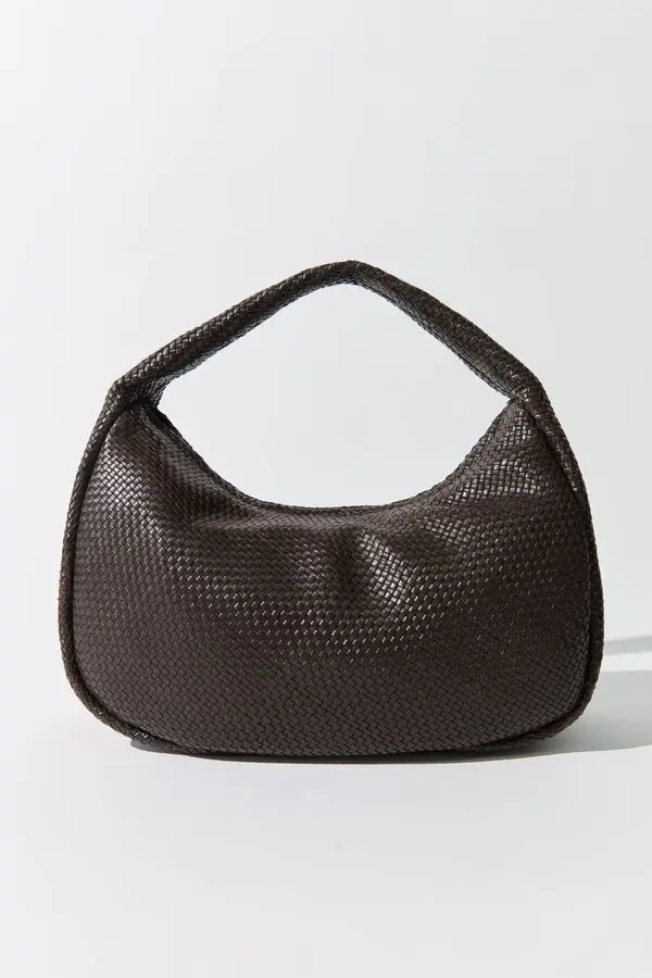 ST. AGNI Woven Large Bon Bon Bag