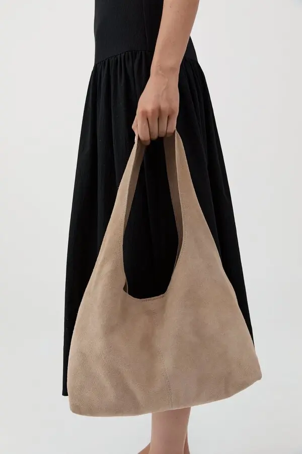ST. AGNI Suede Soft Bag