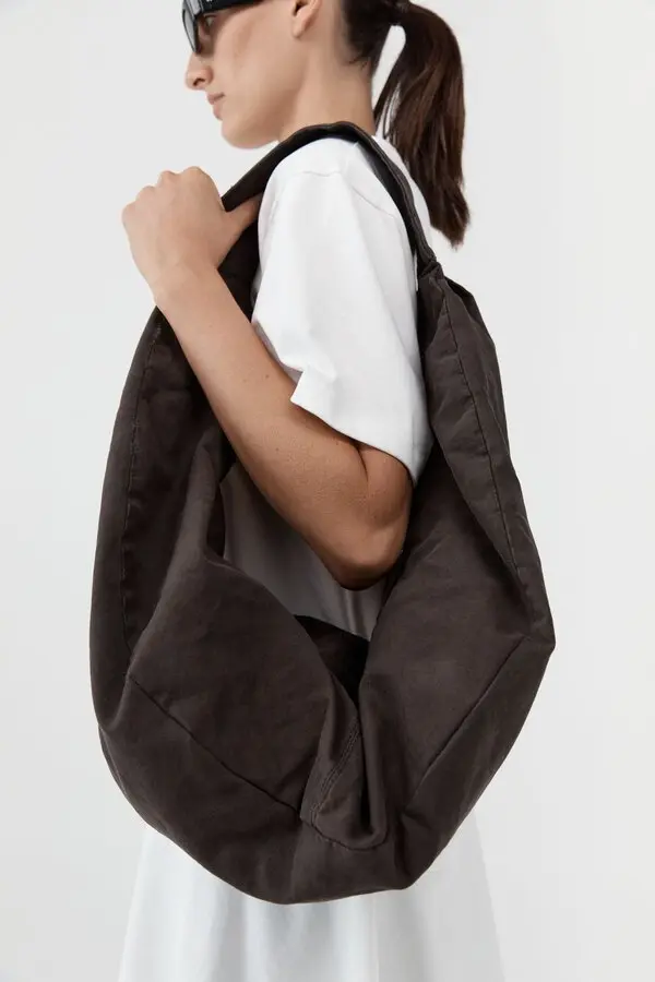 ST. AGNI Canvas Crossbody Bag - Ash