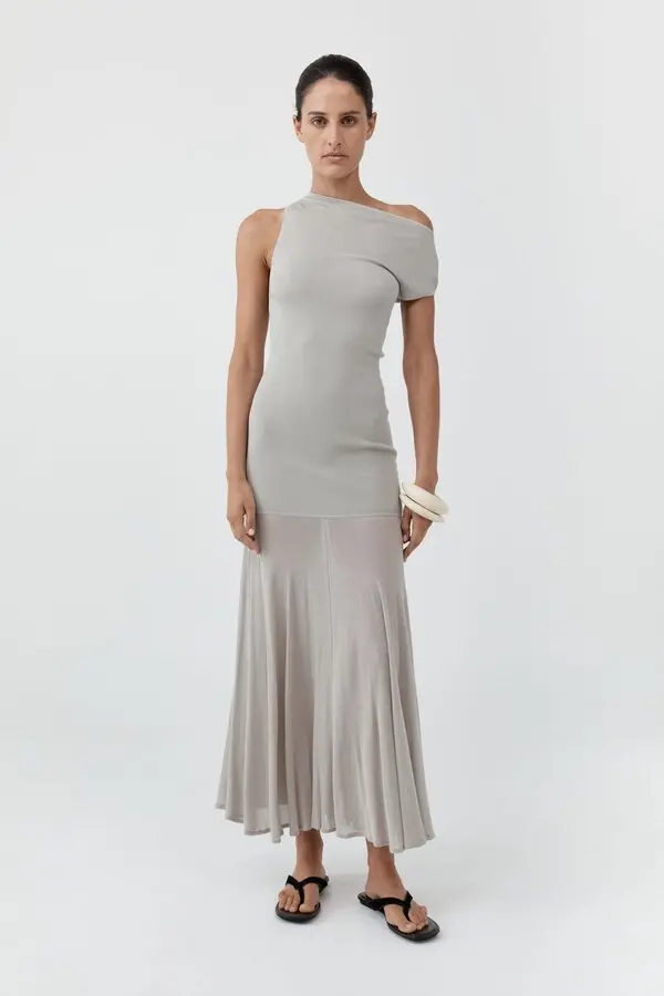 ST. AGNI Fine Jersey Circle Hem Dress