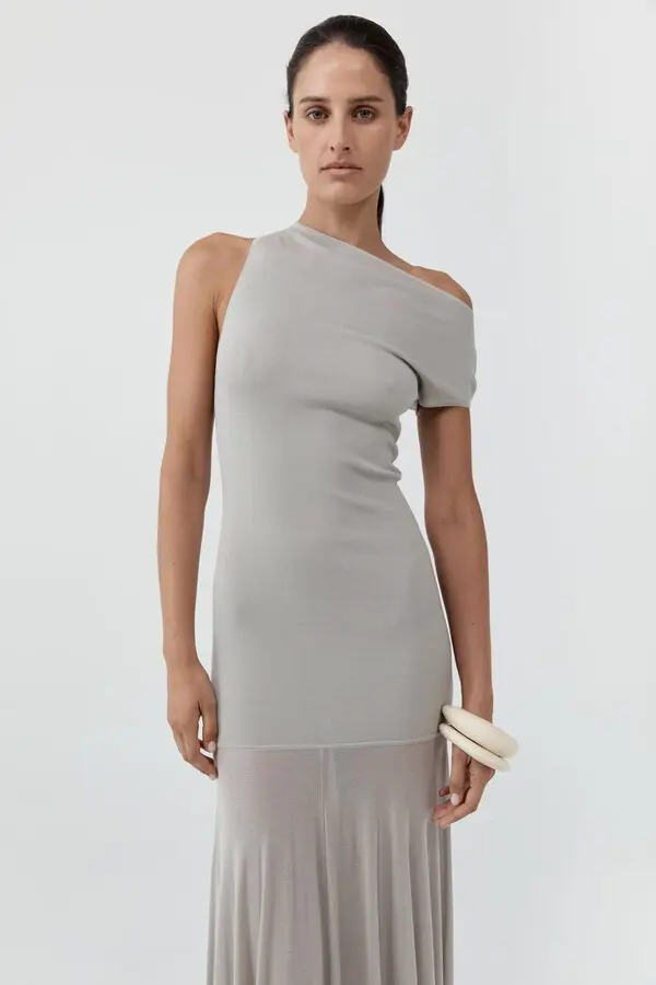 ST. AGNI Fine Jersey Circle Hem Dress