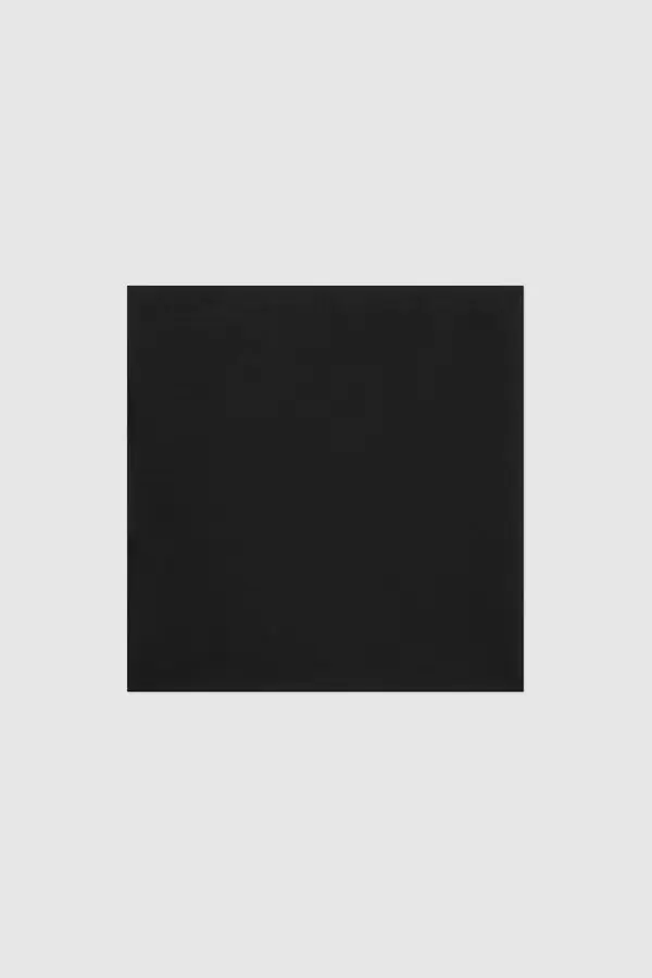 ST. AGNI Stretch Silk Scarf - Black