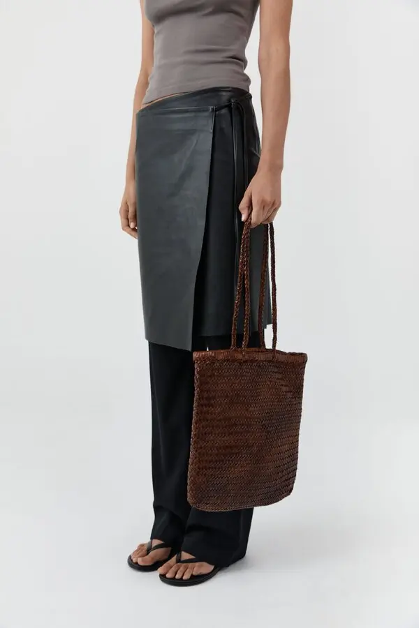 ST. AGNI Bagu Woven Tote