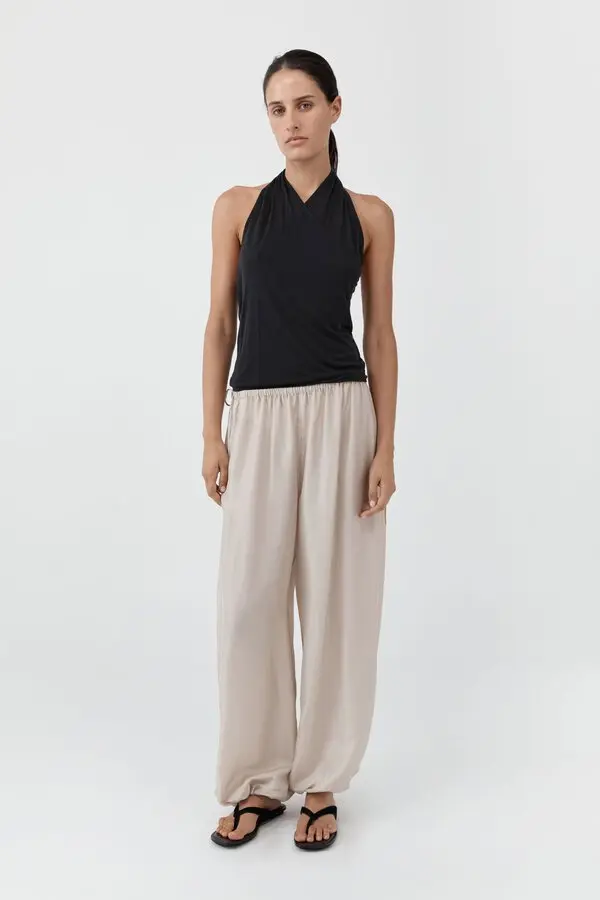 ST. AGNI Silk Adjustable Balloon Pants