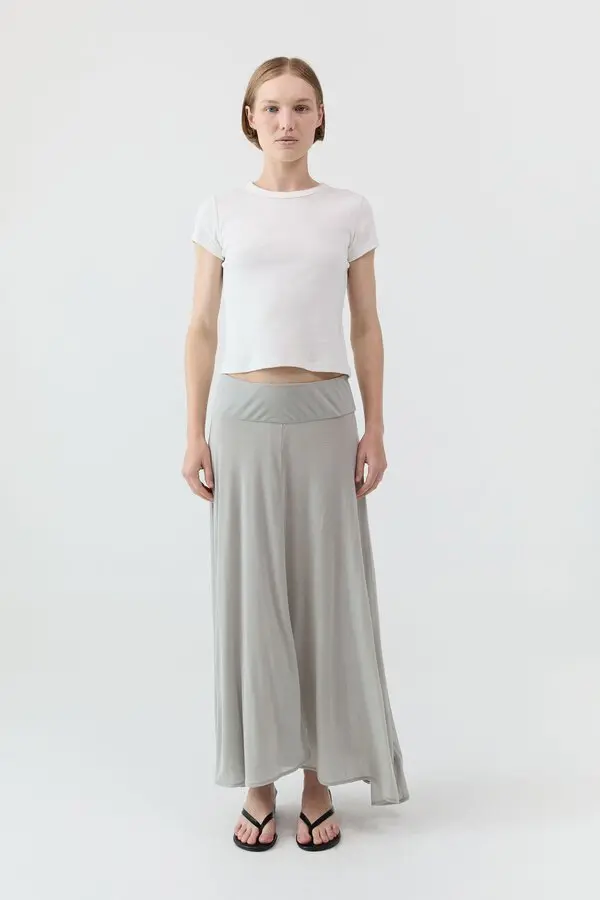 ST. AGNI Fluid Jersey Skirt