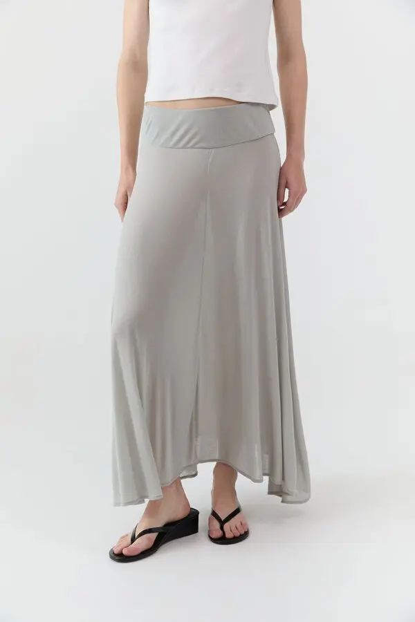 ST. AGNI Fluid Jersey Skirt