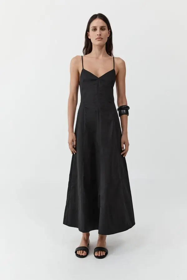 ST. AGNI Structured Cotton Dress