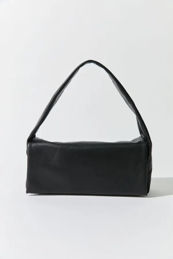 ST. AGNI Soft Slim Satchel - Black