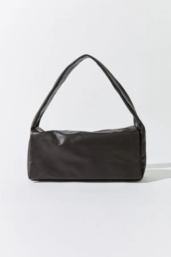 ST. AGNI Soft Slim Satchel - Coffee