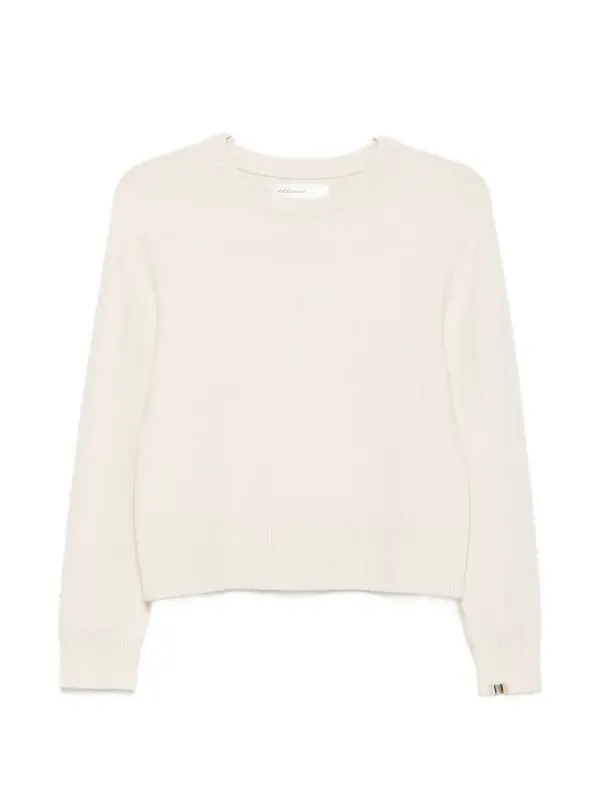 Extreme Cashmere Crewneck Cashmere Sweater - White