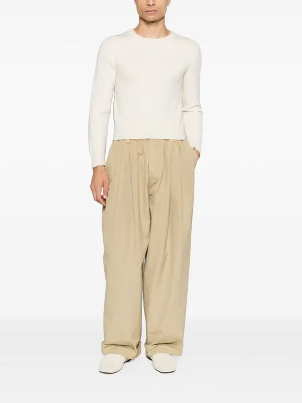 Extreme Cashmere Crewneck Cashmere Sweater - White