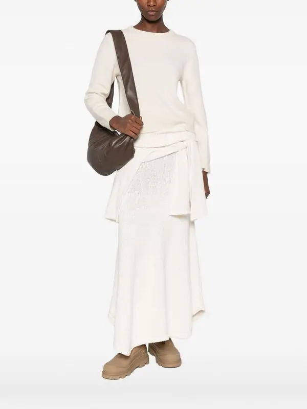 Extreme Cashmere Crewneck Cashmere Sweater - White